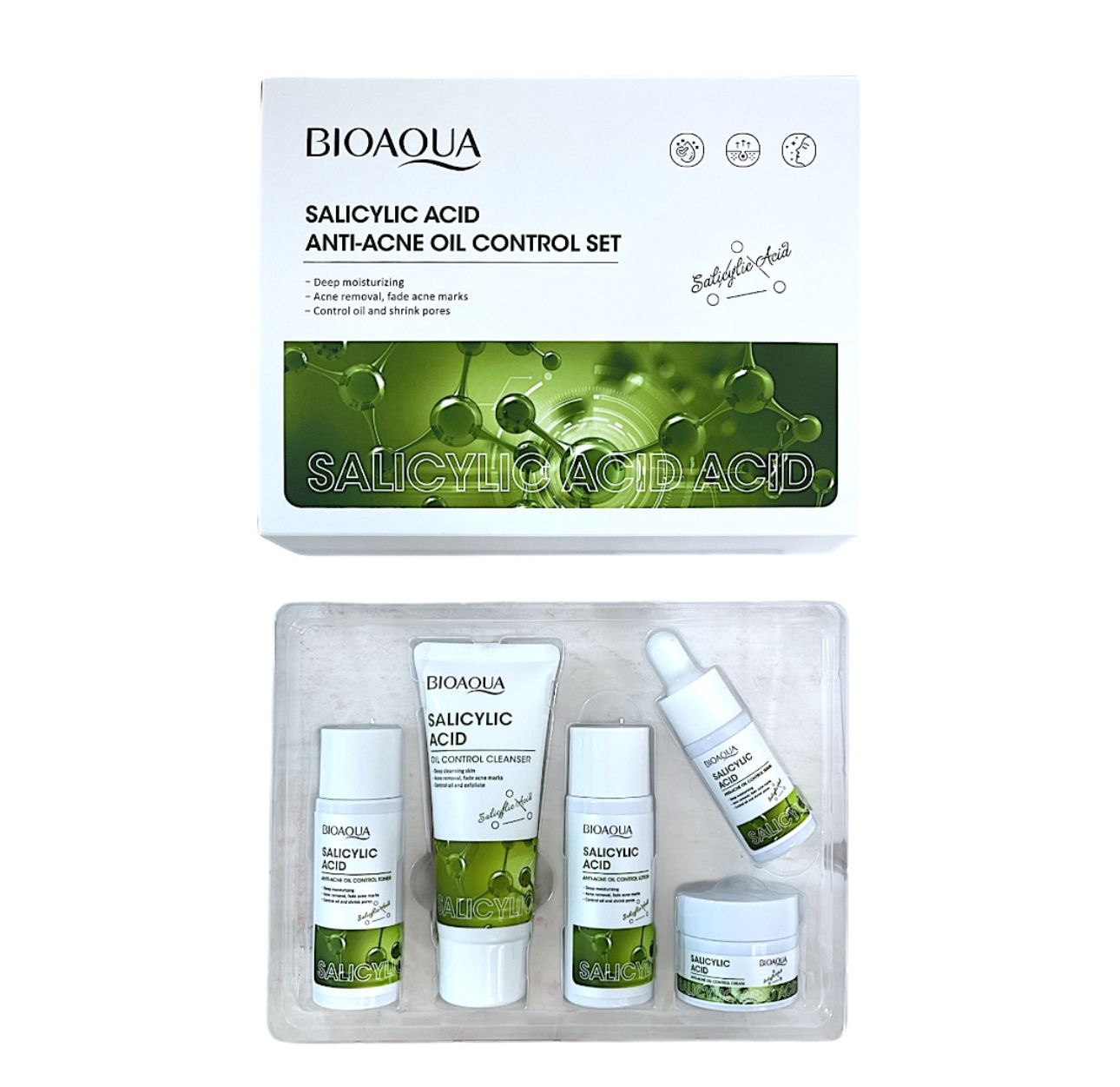 Mini Kit Viajero Bioaqua Acido Salicilico para el Acne - Compra ...