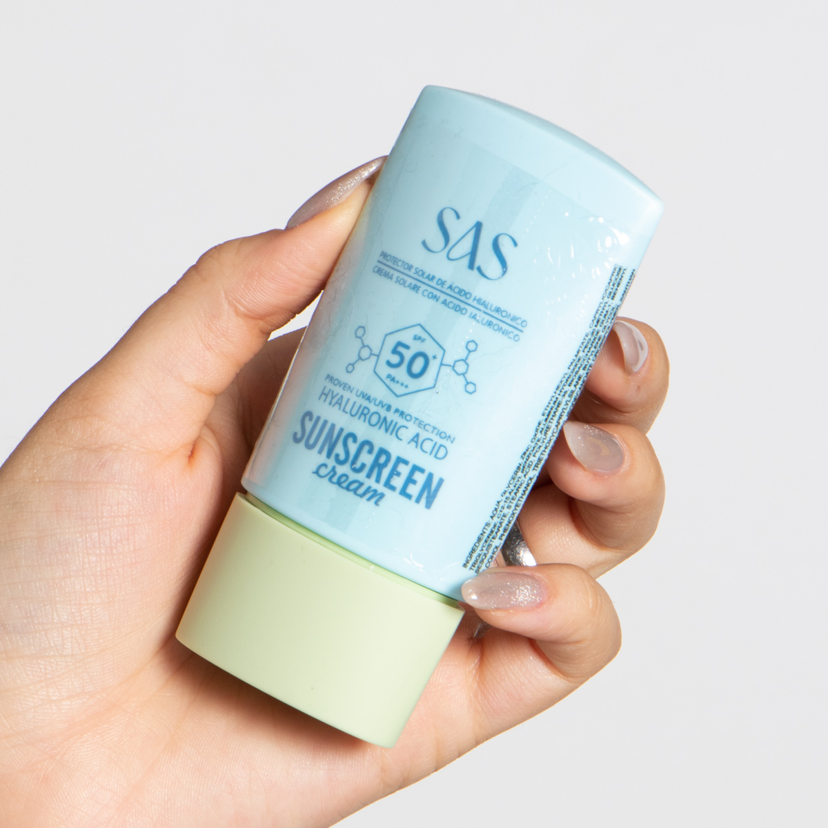 Protector Solar Sunscreen Acido Hyaluronico SAS - Compra maquillaje al ...